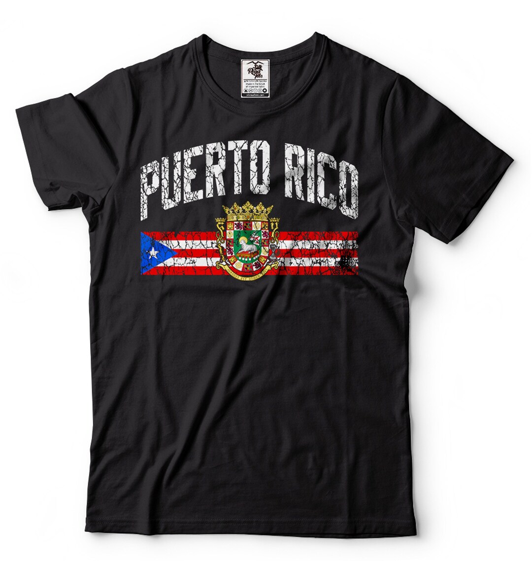 Puerto Rico National Flag Logo Shirt Puerto Rico Patriotic Shirt Puerto ...