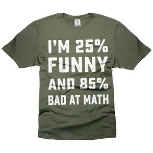 Funny "bad at Math" T-shirt: Humorous Student Gift - Etsy