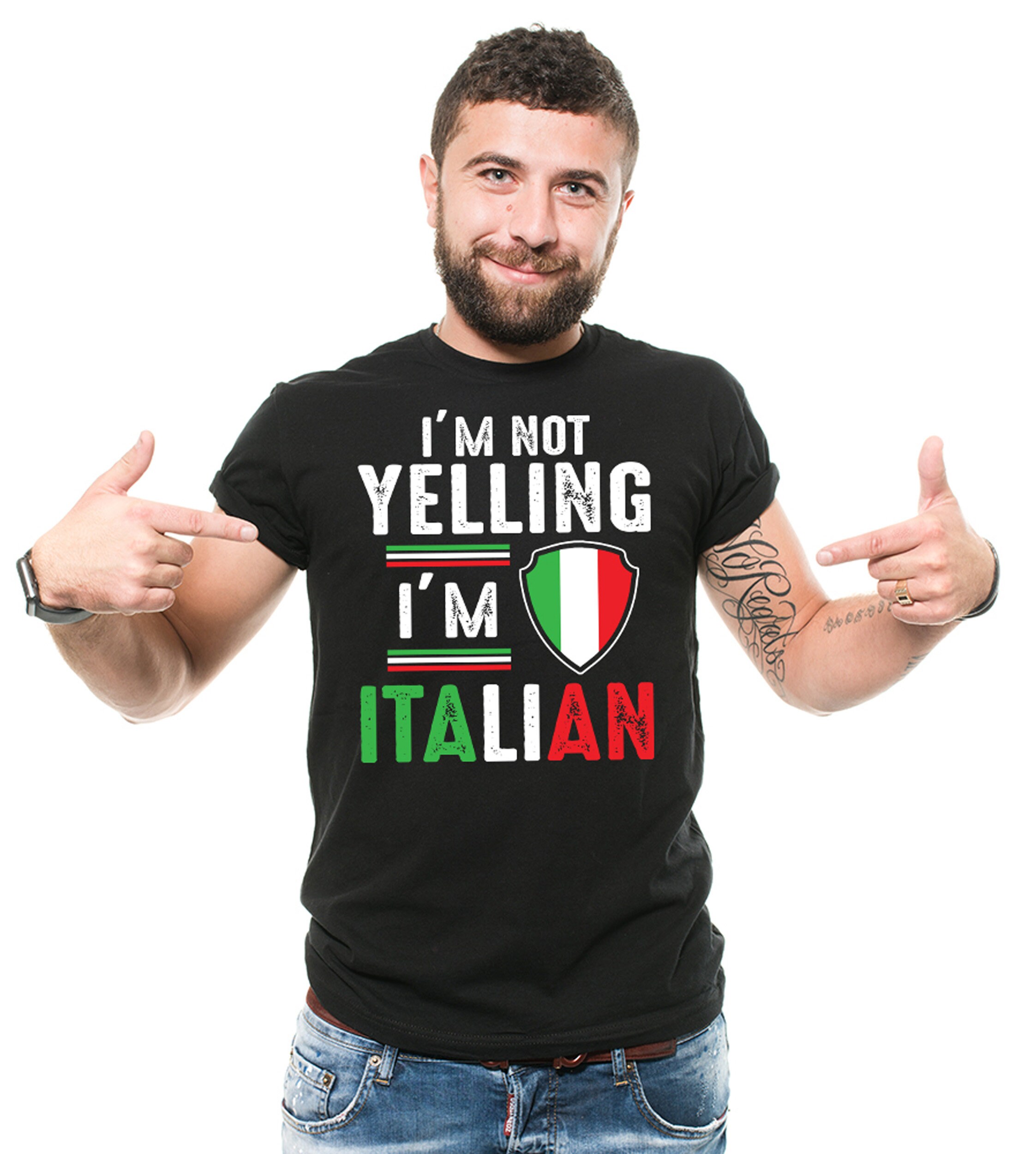Funny Italian Shirt: I'm Not Yelling, Italy Pride Tee - Etsy