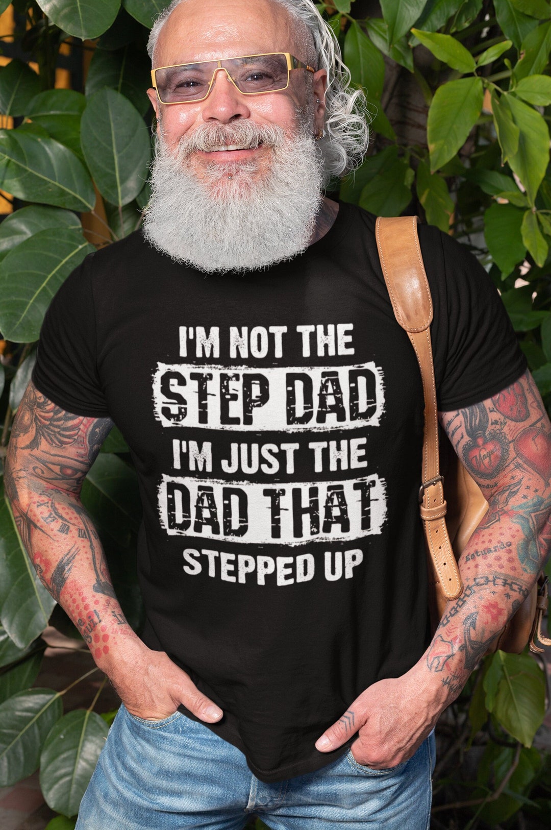 Mens Step Dad T-shirt Funny Step Dad Shirt Stepdad Gifts I'm Not the ...