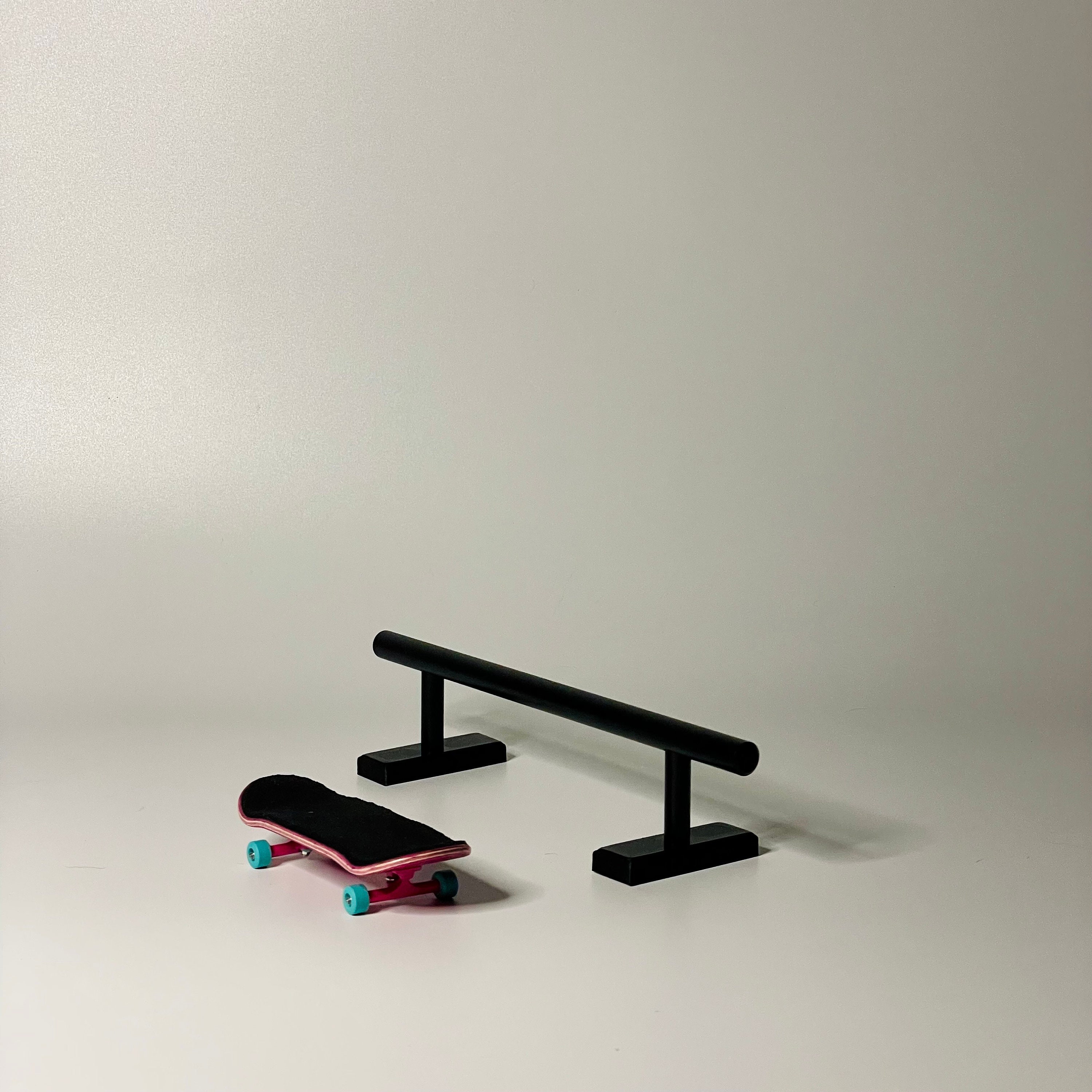 Square and Round Fingerboard Rail Set 7 Stainless Steel Grinding Rail ...