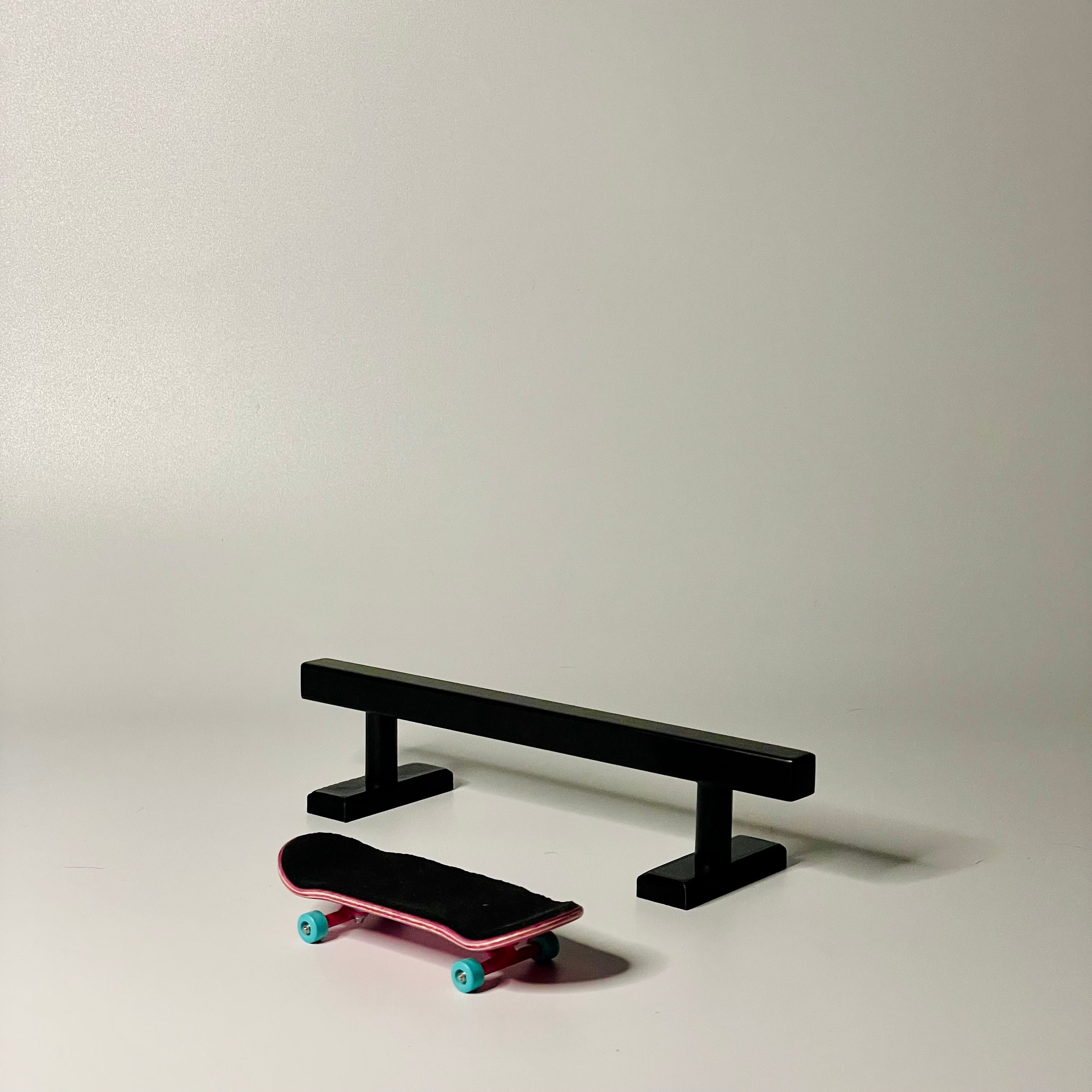 Square and Round Fingerboard Rail Set 7 Stainless Steel Grinding Rail ...