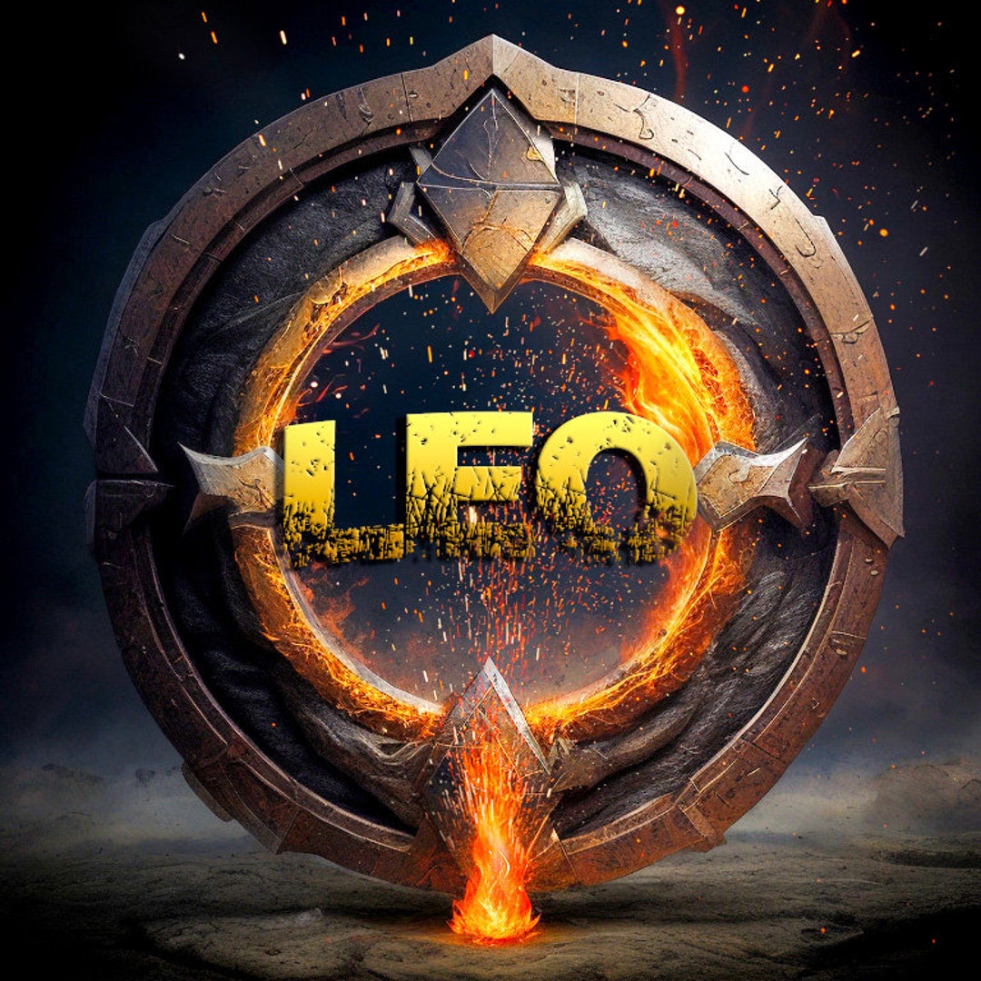 Digital Art Circle Shaped Burning Shield - Etsy