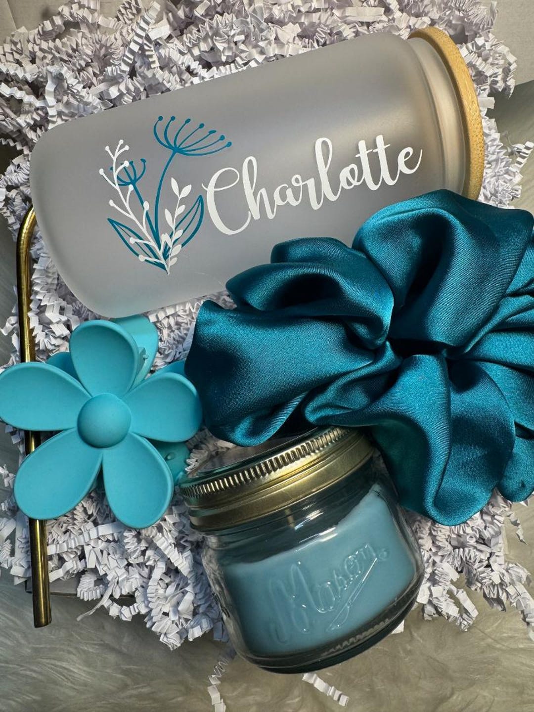Teal Gift Box, Personalized Tumbler, for Everyone (OTHER COLORS ...