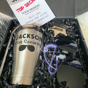 Ring Bearer/ring Security Proposal Box - Etsy