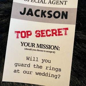 Ring Bearer/ring Security Proposal Box - Etsy