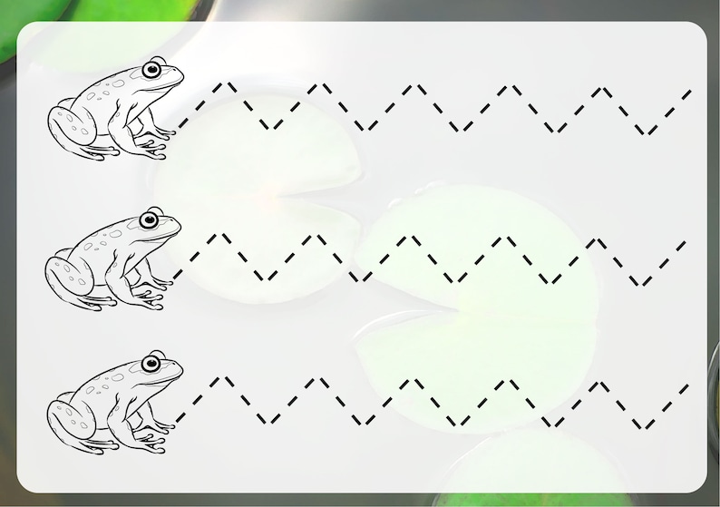 Pre-writing Line Tracing Practice - Etsy