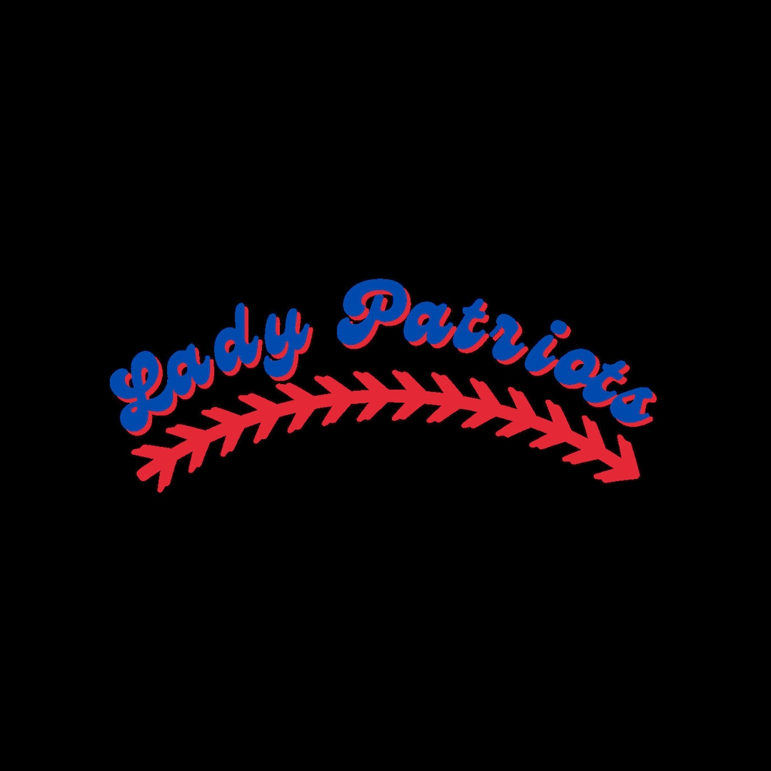 Lady Patriots Softball Logo PNG - Etsy