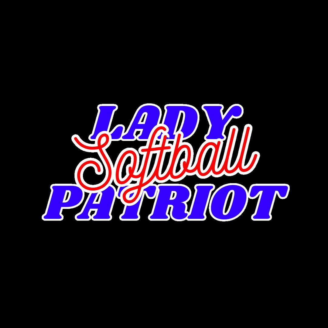 Lady Patriot Softball Logo Without Softballs - Etsy