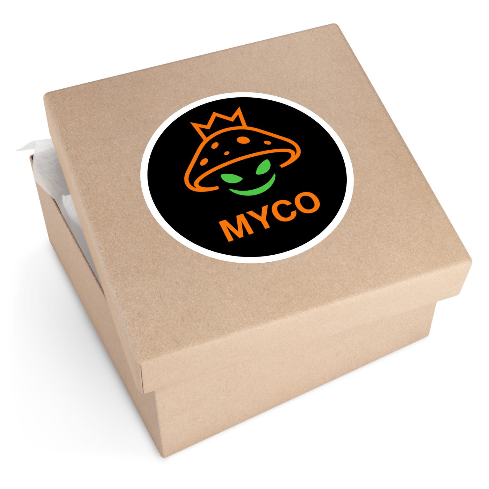 MYCO Logo Round Stickers, Indoor\outdoor - Etsy