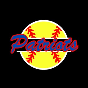 Patriots Softball Logo PNG - Etsy