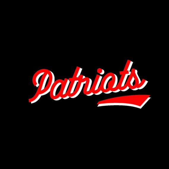 Patriots Word Logo New England Patriots Logo, Bundle Logo, Svg, Png,