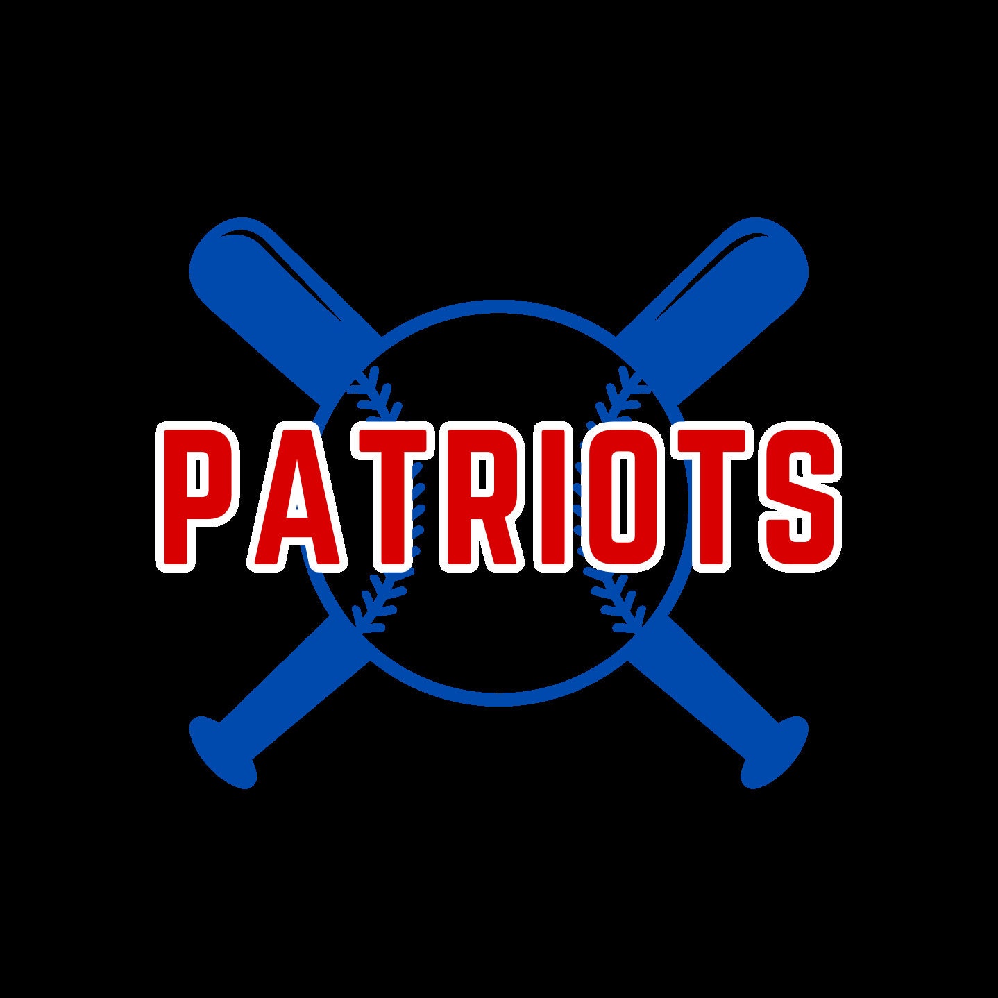 Patriots Softball/baseball Logo PNG - Etsy