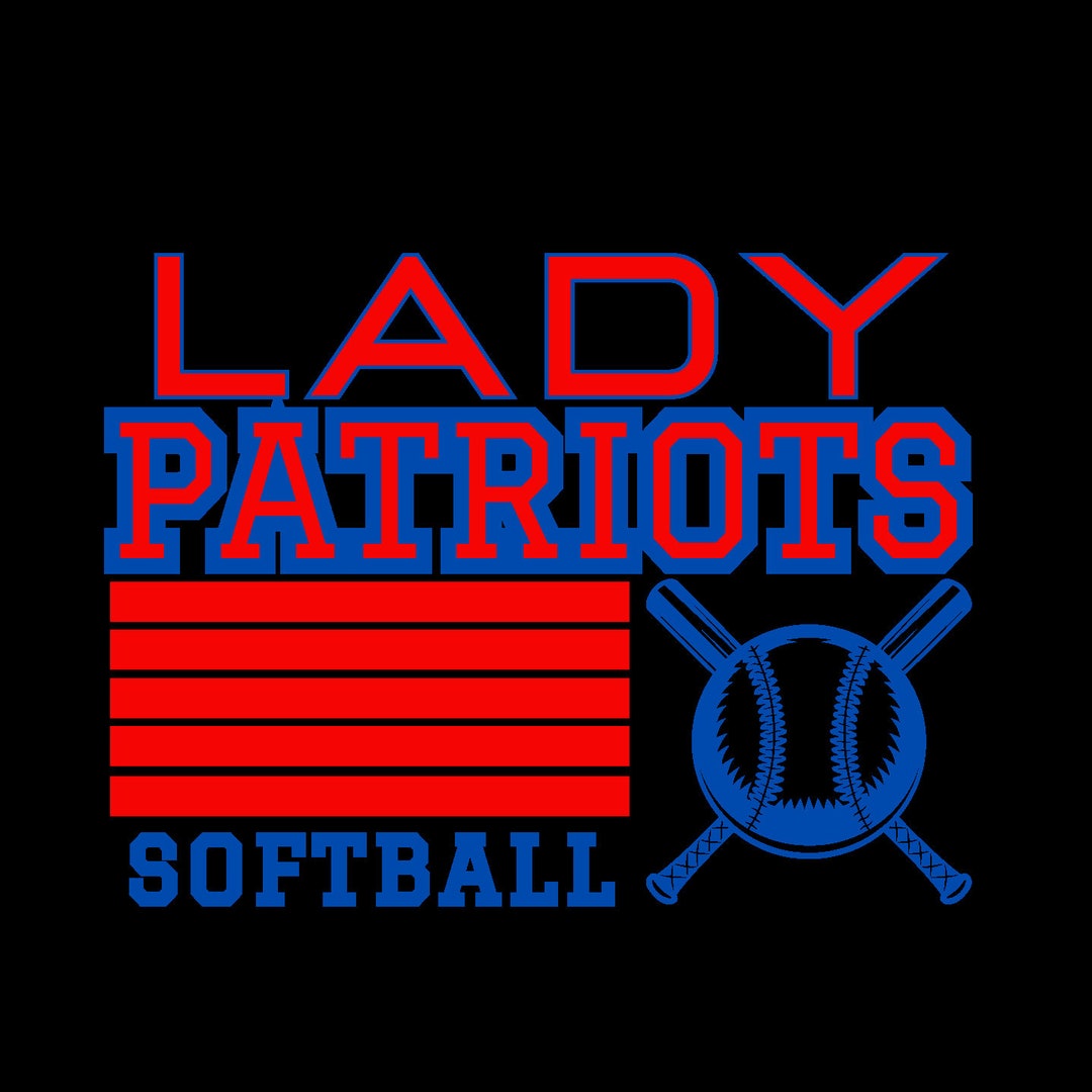 Lady Patriots Softball Logo PNG - Etsy