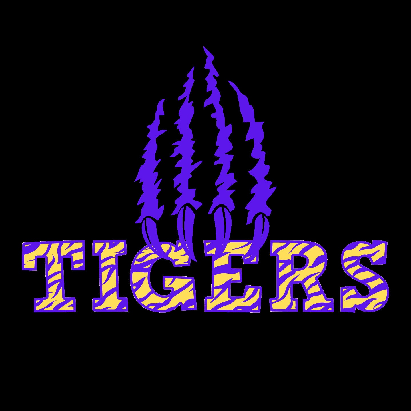 Antiguo Logotipo De Lsu Lsu Tigers Logo Etsy