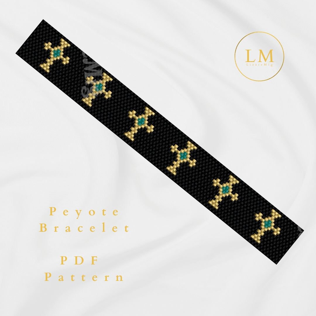 Bead Bracelet Pattern Peyote Pattern Bead Loom Bead Pattern - Etsy