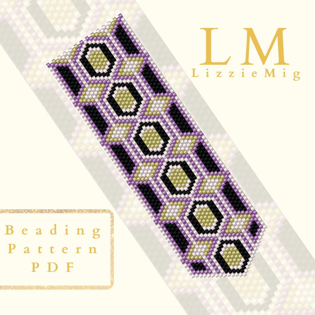 Bead Bookmark Pattern, Peyote Pattern Bead Loom Bead Pattern Beading ...