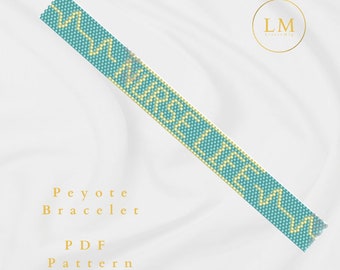 Bead Bracelet Pattern Peyote Pattern Bead Loom Bead Pattern - Etsy