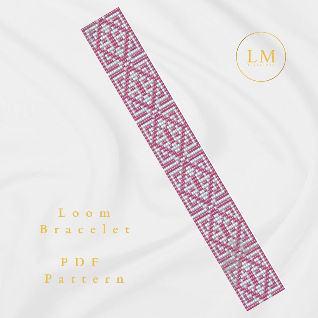 Loom Bracelet Pattern, Bead Bracelet Pattern, DIY Bracelet, Bead Loom ...
