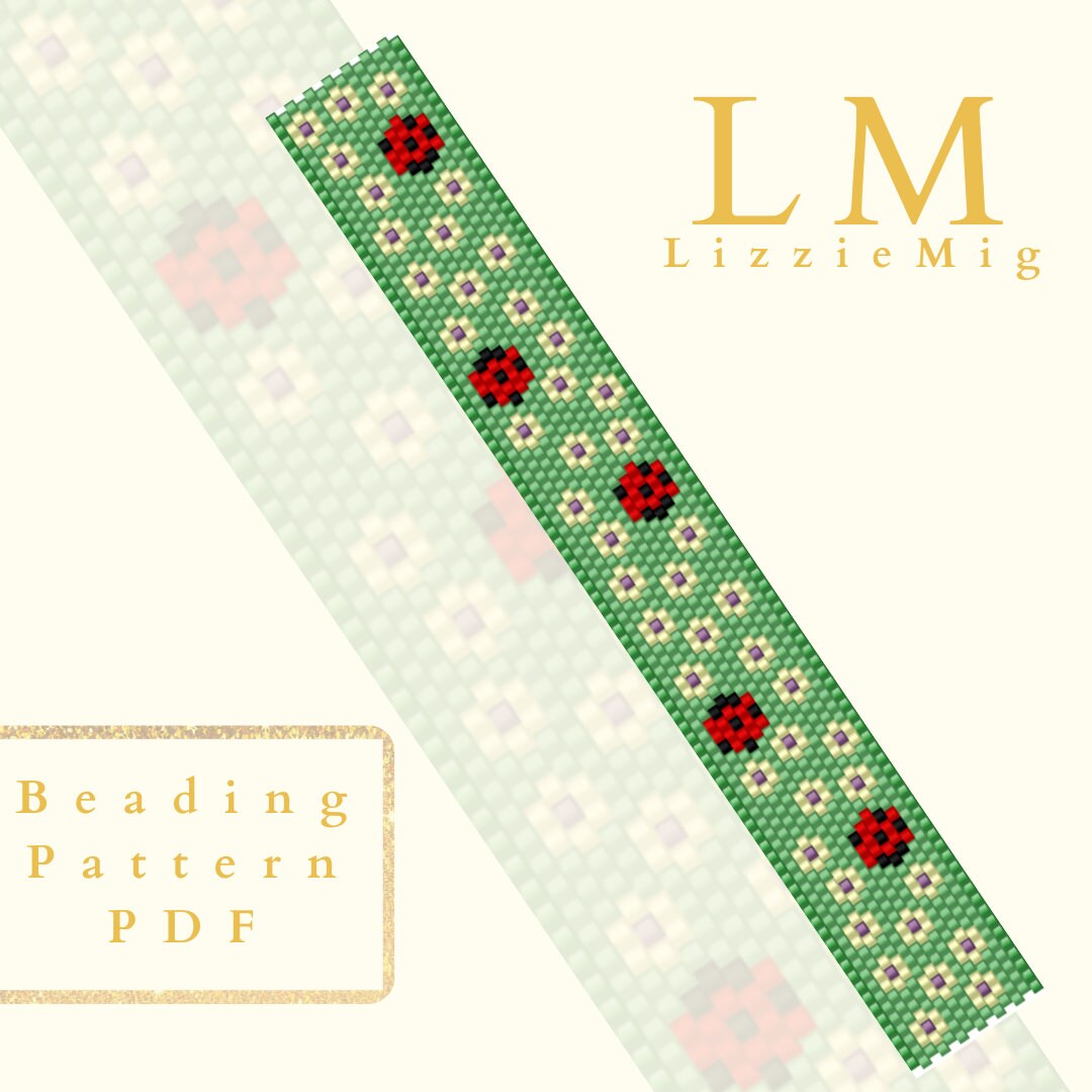 Bead Bracelet Pattern, Peyote Pattern Bead Loom Bead Pattern Beading ...