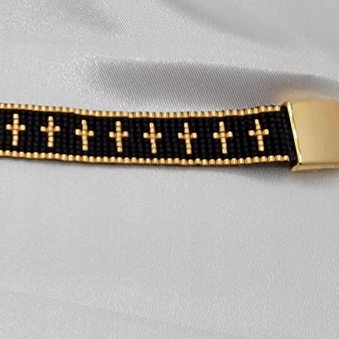 Bead Bracelet Pattern, Cross Bracelet Pattern, Loom Pattern Beading ...