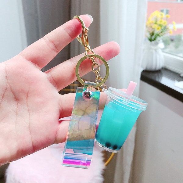 Boba Tea Keychain - Etsy