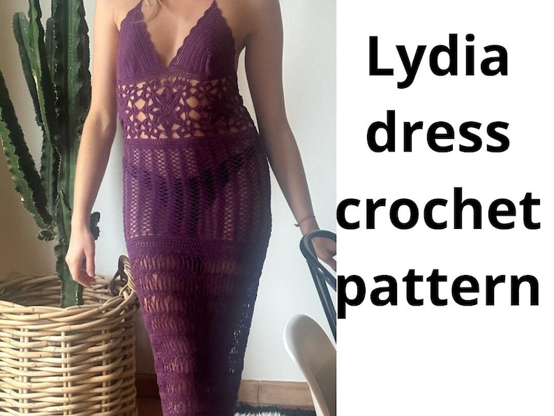 Lydia Dress Crochet Pattern, Crochet Dress - Etsy