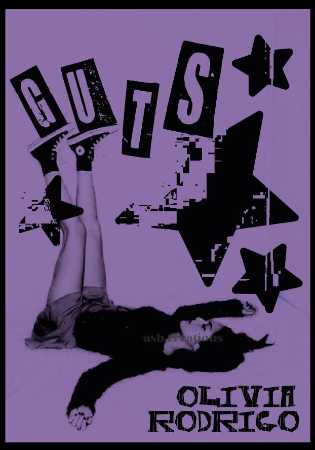 Olivia Rodrigo GUTS World Tour Poster (digital) - Etsy