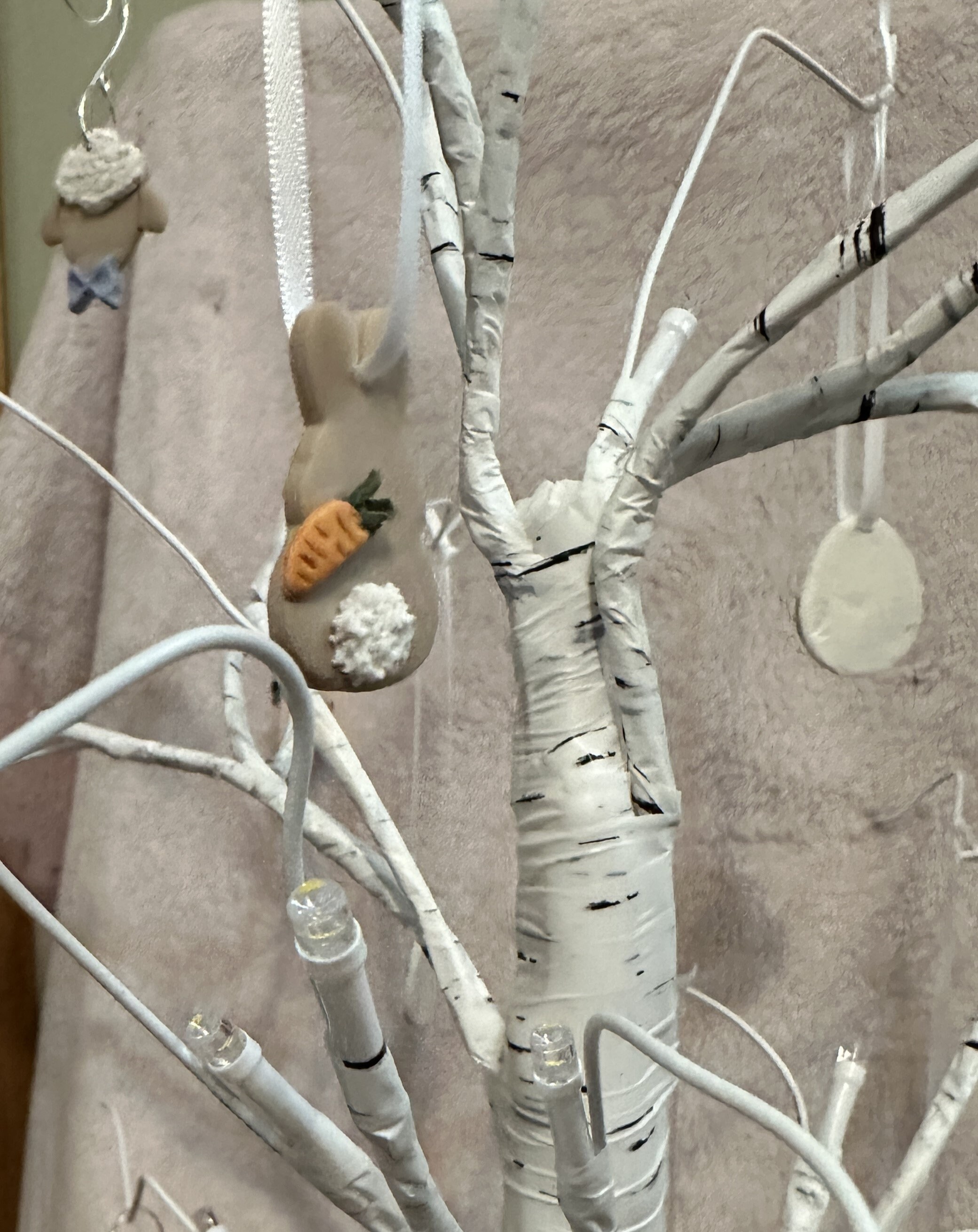 Mini Easter Spring Ornament Flat Polymer Clay Charm Easter Tree Easter ...