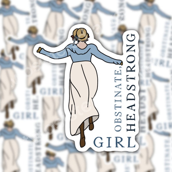 Jane Austen Sticker - Etsy