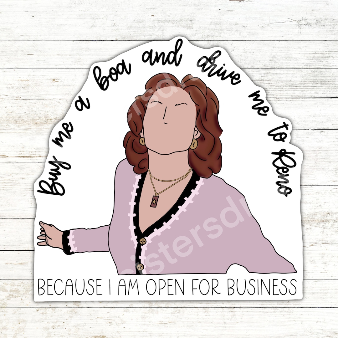 Emily Gilmore Sticker | "buy Me A Boa" Gilmore Girls Laptop Decal - Etsy