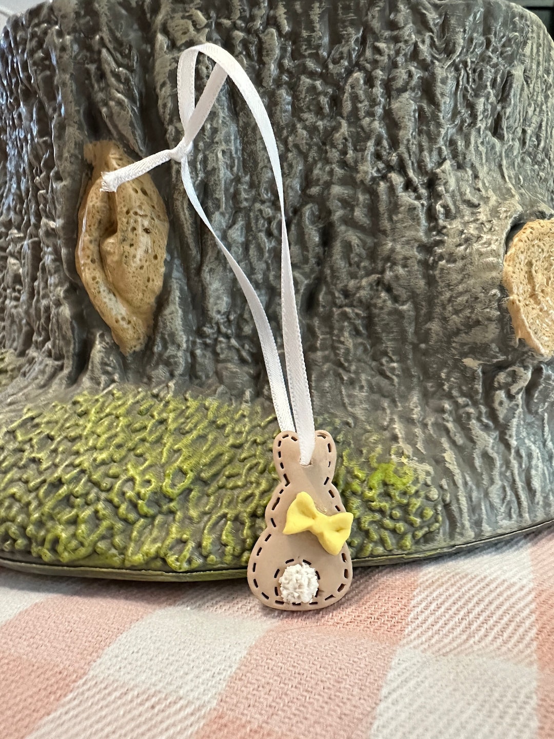 Mini Easter Spring Ornament | Flat Polymer Clay Charm | Easter Tree ...