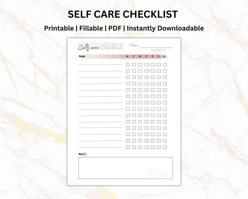 Printable and Fillable Personal Daily Planner Weekly Planner - Etsy
