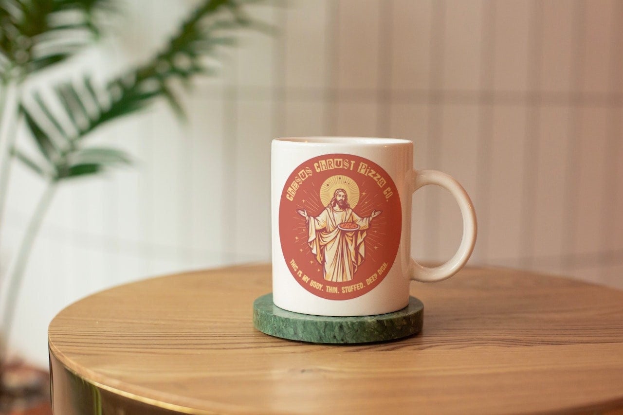 Cheesus Crust jesus Christ Pizza Co. Funny Sacrilegious - Etsy