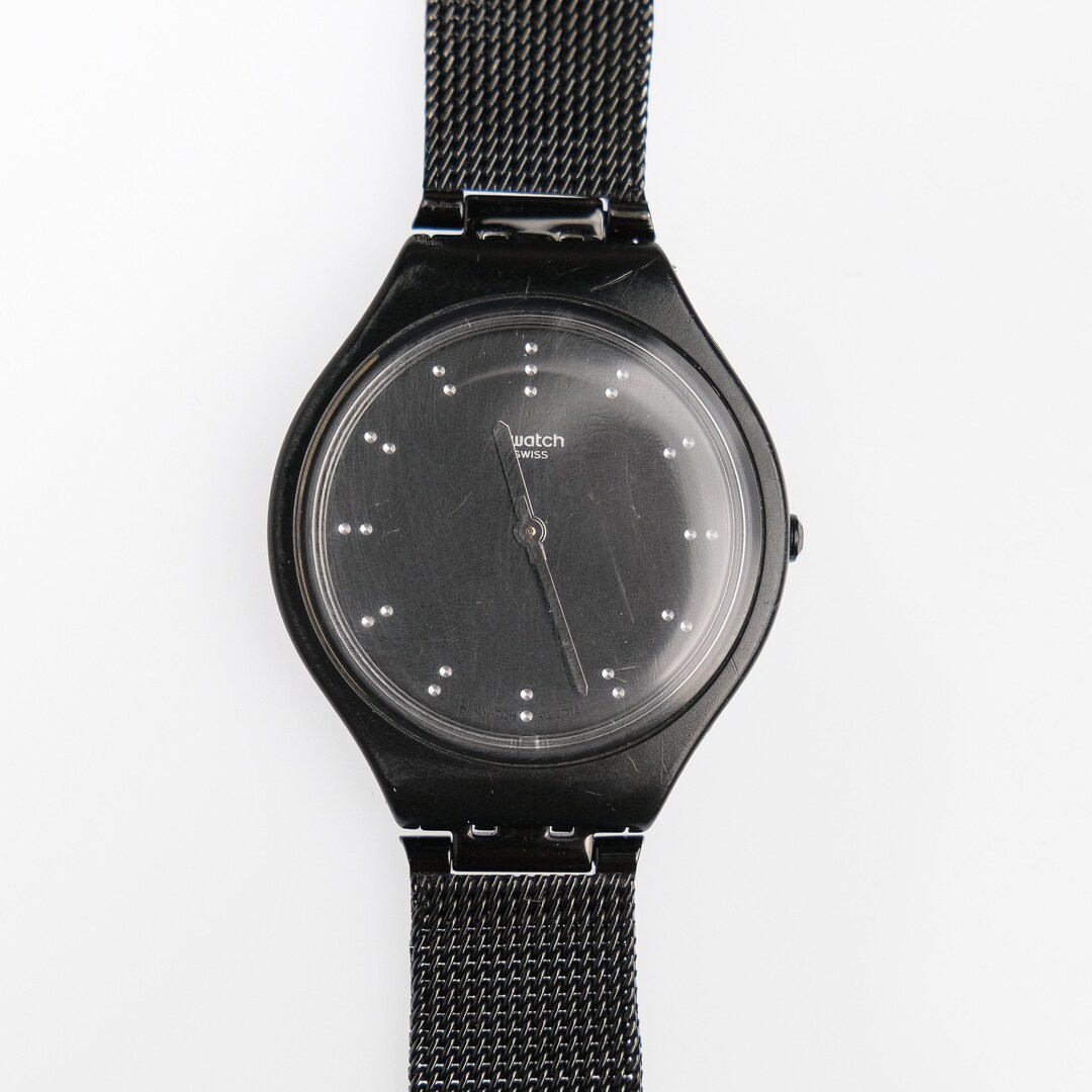Swatch Skin SVOB106 Skinero Metal Mesh Strap Used Refurbished - Etsy