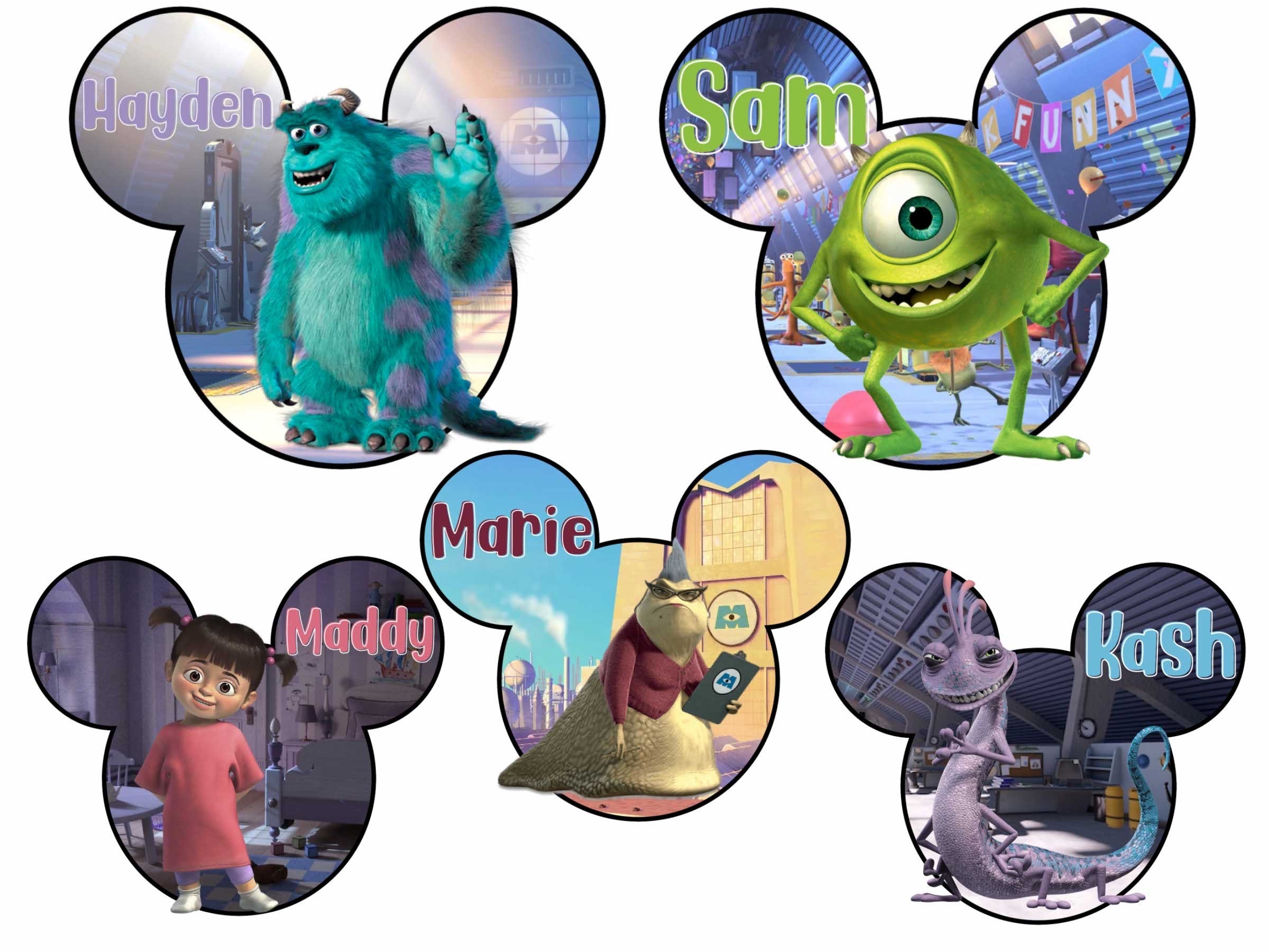 Monsters Inc Cruise Ship Door Magnets Character Customizable - Etsy