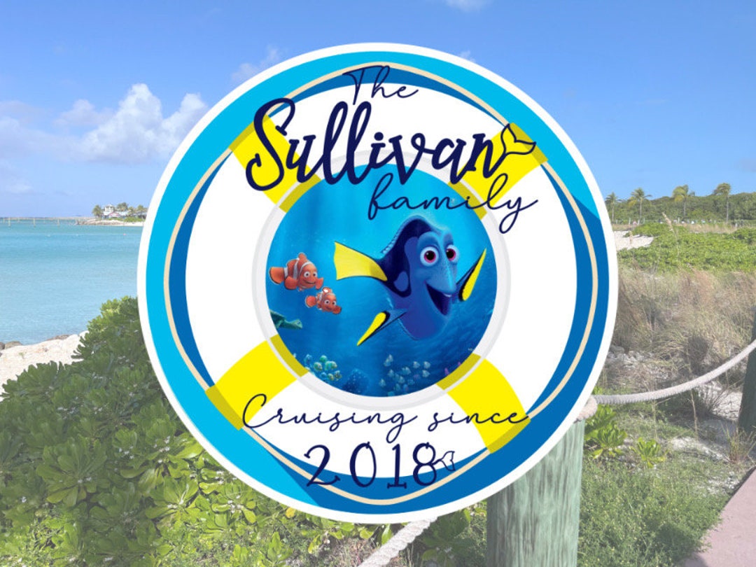 Custom Finding Nemo Family Cruise Ship Door Magnet With Buoy - Etsy