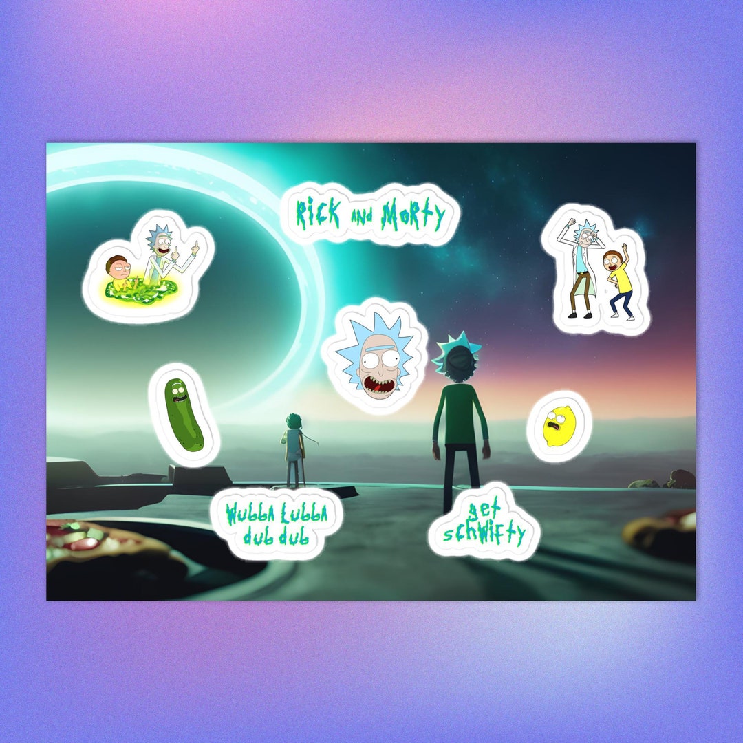 Rick and Morty Stickers | Rick and Morty | Cartoon Stickers | Cartoon ...