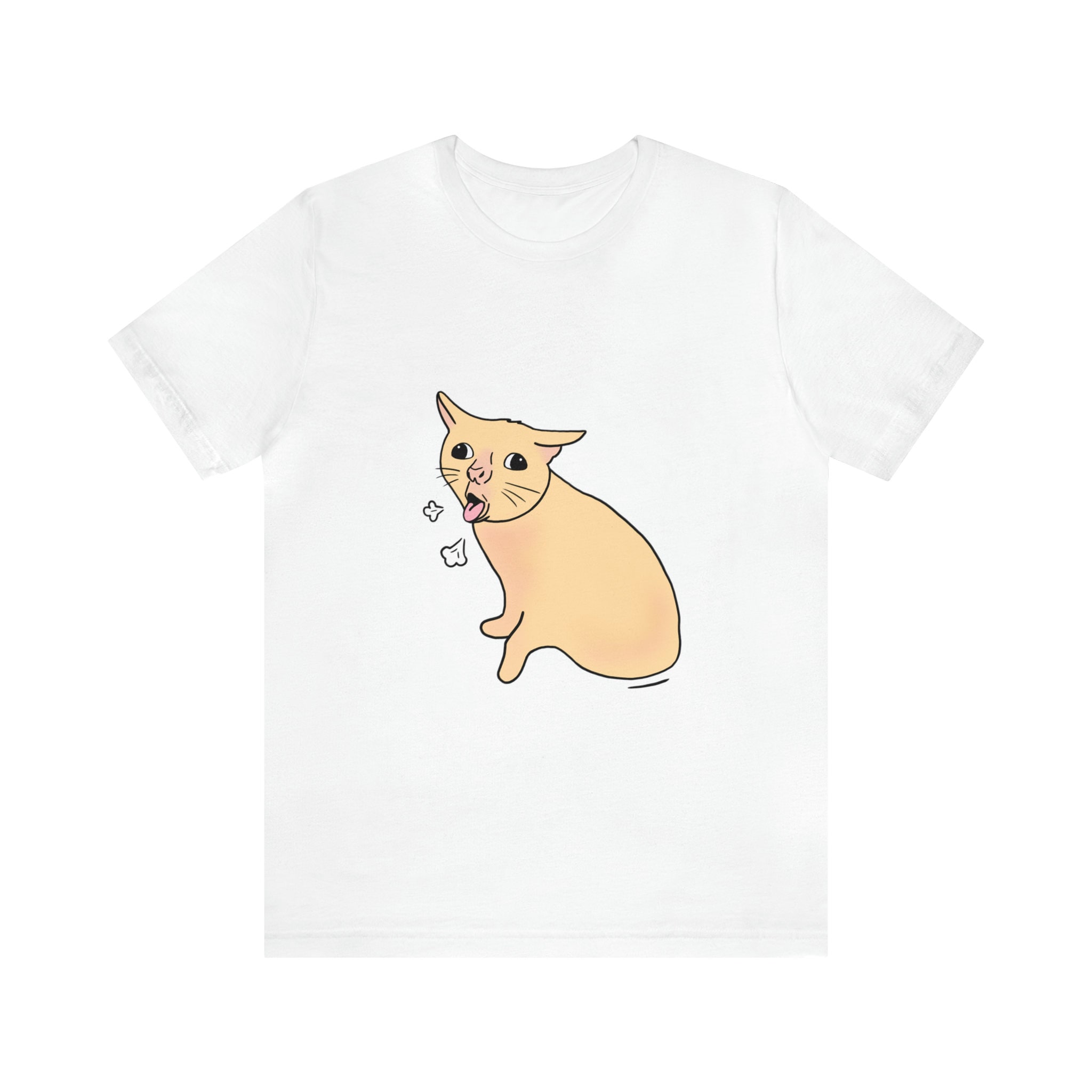Funny Cat Shirt Coughing Cat Cat Pun Shirt Funny Pun Top - Etsy