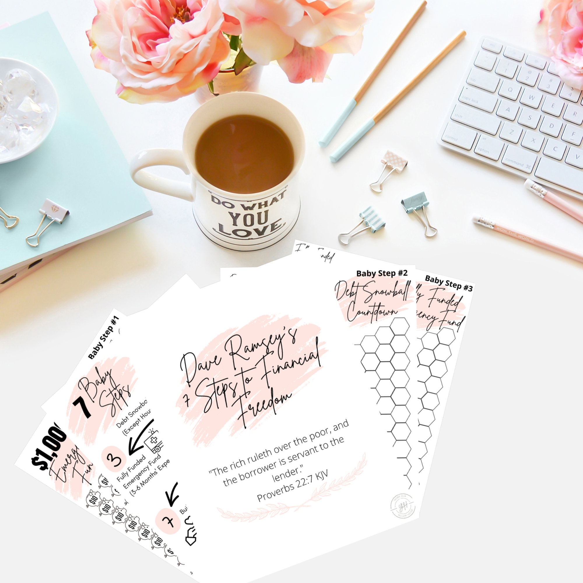 Dave Ramsey's 7 Baby Steps Workbook Journal - Etsy
