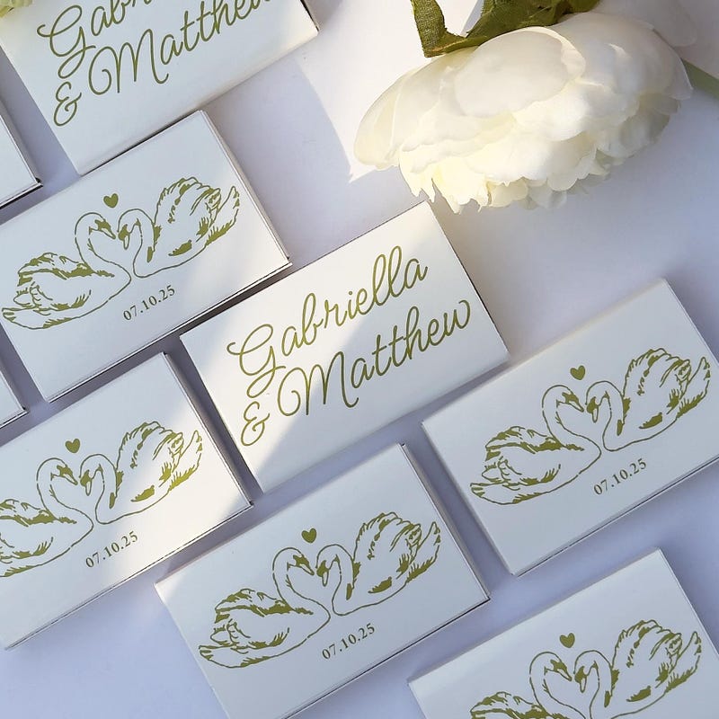 Custom Matches Swans - Etsy
