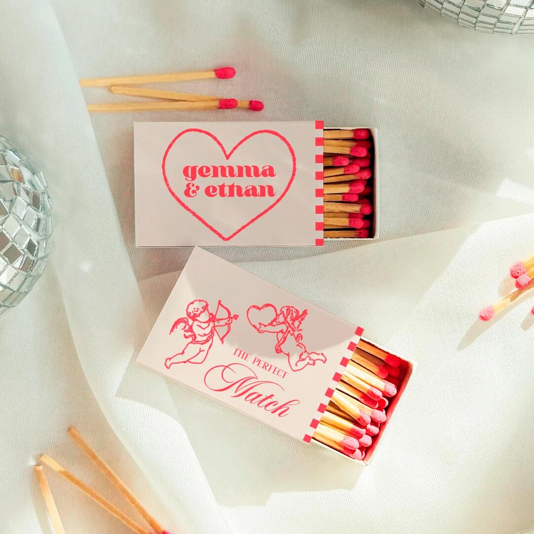 Custom Wedding Matchbook, Wedding Decor, Wedding Gift Bridal Shower ...