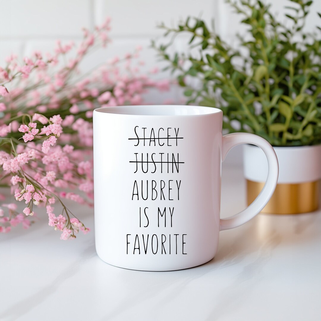 Funny Favorite Child Mug, Christmas Gift for Mom, Favorite Son ...