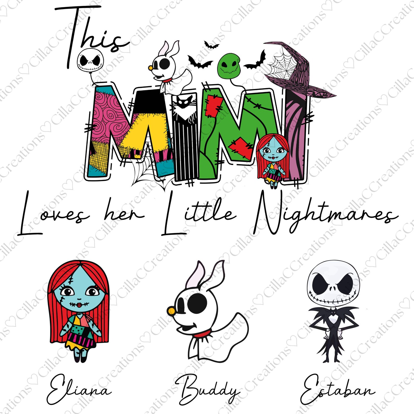 Mama/mimi/dad PNG Cute Halloween Clipart - Etsy UK