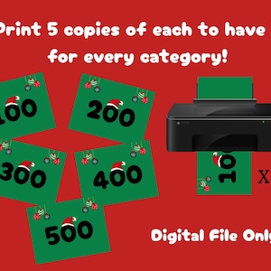 Christmas Jeopardy Game | Fun Family Holiday Trivia Printable ...