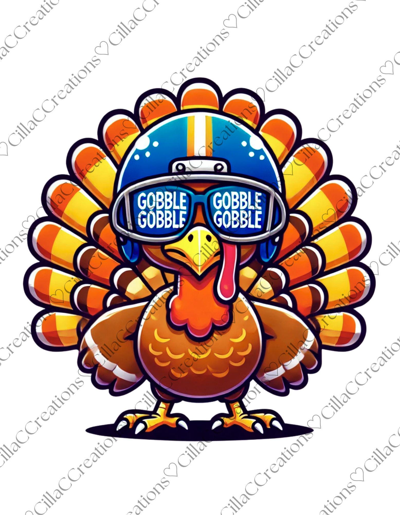 Thanksgiving Turkey Clipart Bundle – Gobble Gobble Digital Download ...