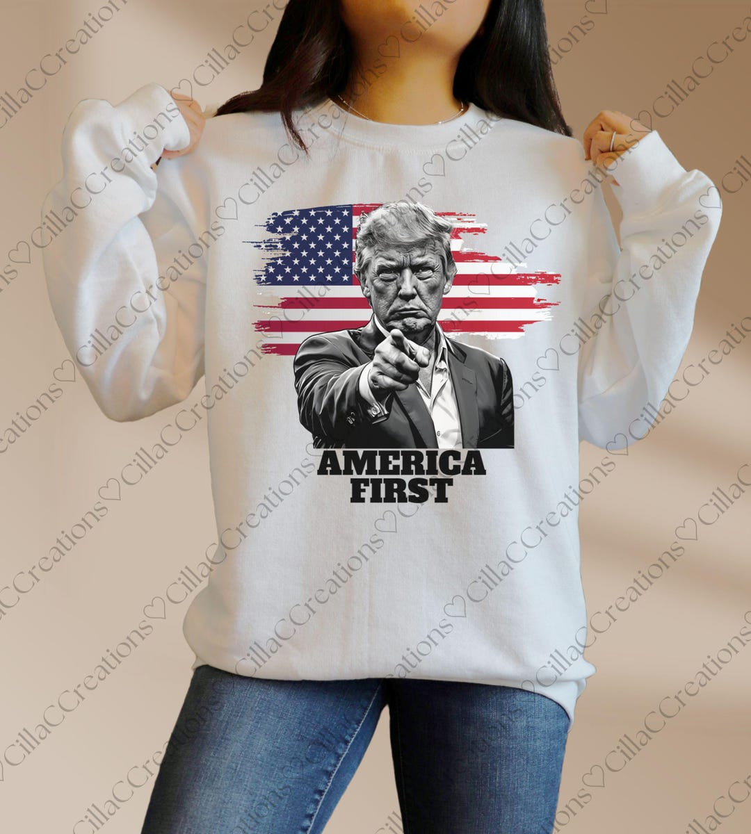 Donald Trump ‘america First’ PNG Digital Download – Patriotic Political ...