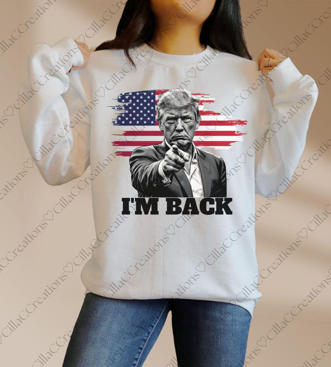 Donald Trump ‘i’m Back’ PNG Digital Download – Patriotic Political ...