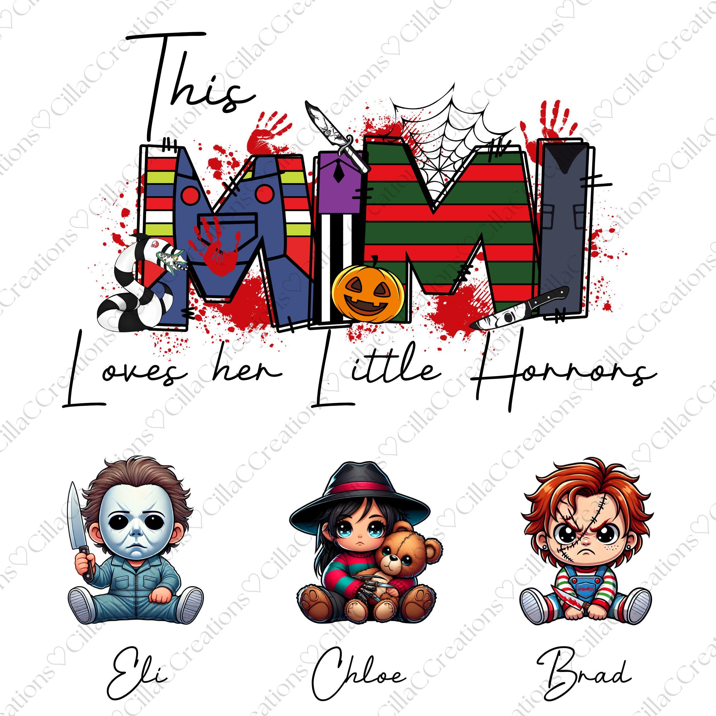 Mama/mimi/dad/nana PNG Little Horrors Halloween Clipart - Etsy