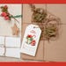 Watercolor Christmas Gift Tags – Printable Holiday Labels (PDF) - Etsy